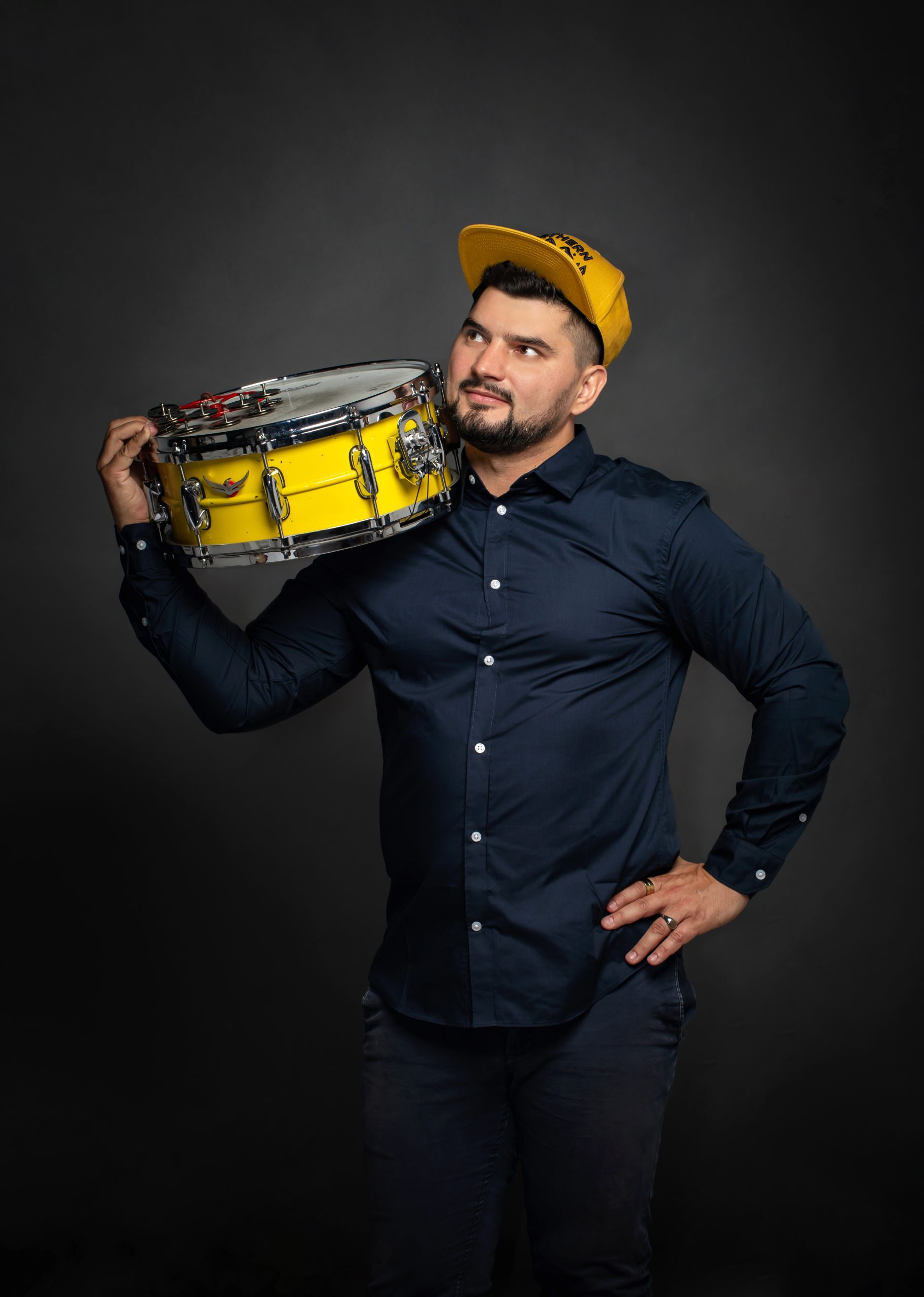 New York-based professional drummer and producer, Sebastian Kuchczynski ...